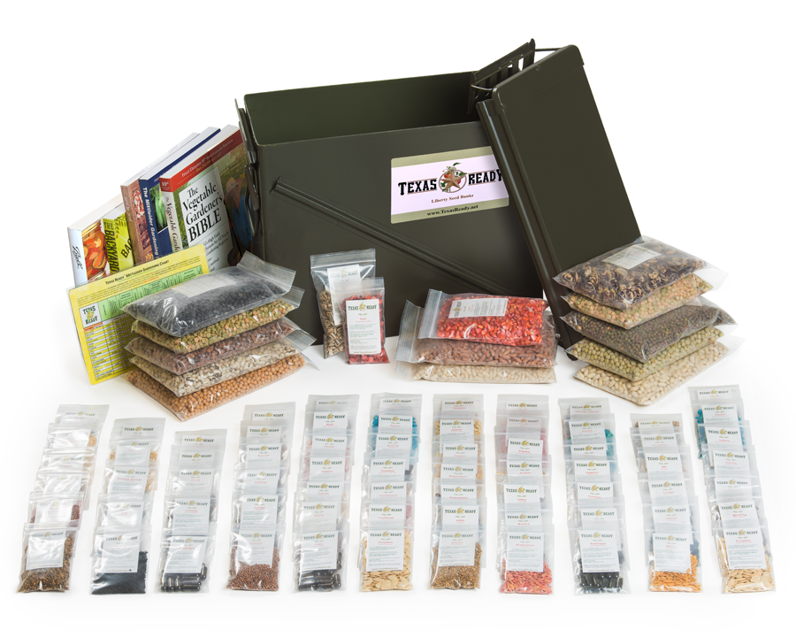 Texas Ready | Texas Ready Liberty Seed Banks - Over 70 Heirloom Varieties
